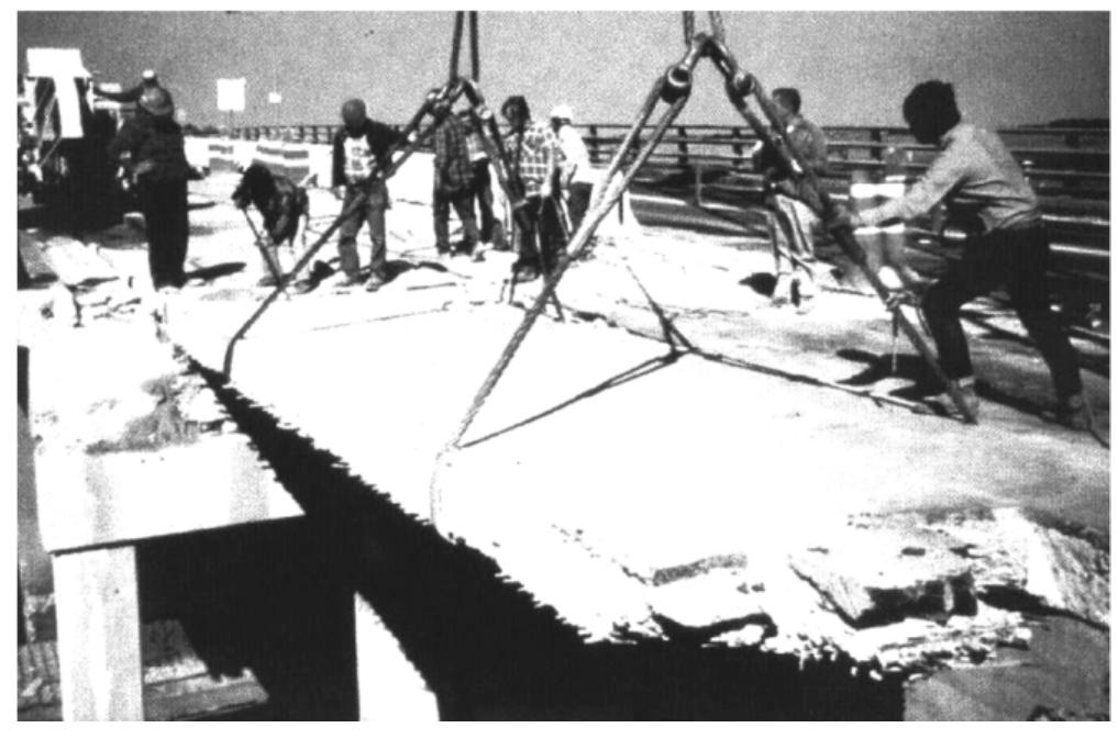 |. deteriorating reinforced concrete bridge decks.