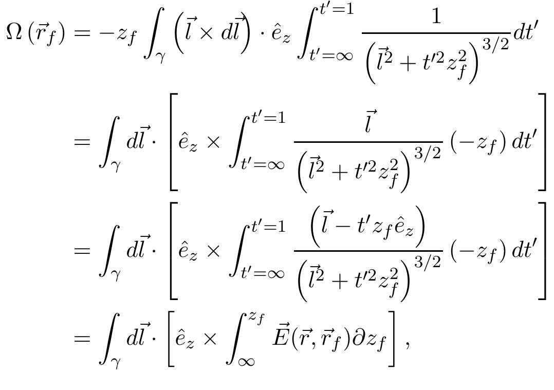 Figure 15 - Electrostatics, Solid Angle, and Line Integral
