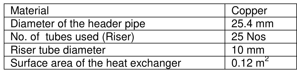 The specifications of ladder type heat exchanger commercial