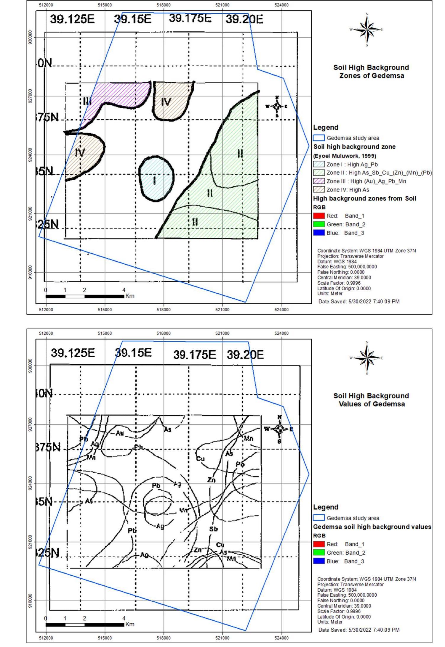 Appendix -5 geochemical map of gedemsa area (eyoel muluwork,