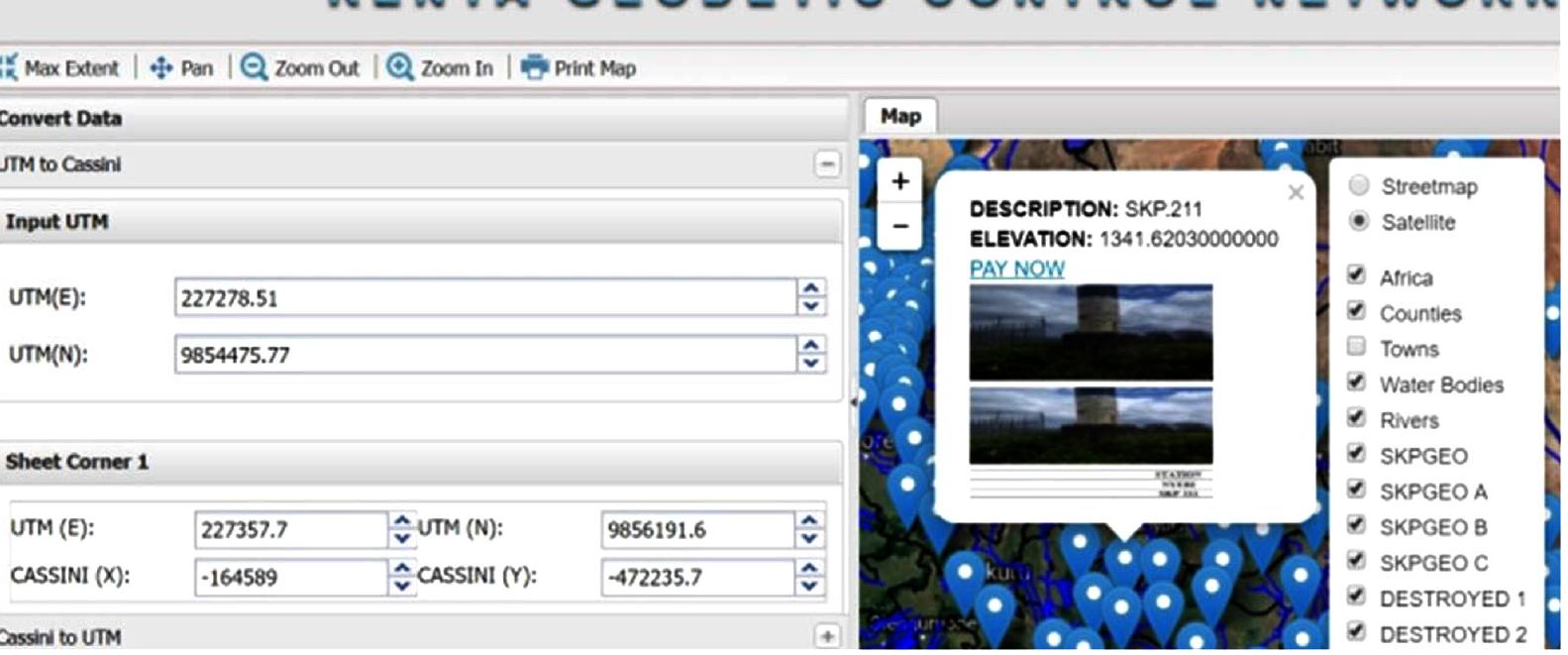 Coordinates Conversion Interface