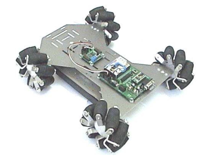 Design structure of mecanum wheel mobile robot fig. 3: