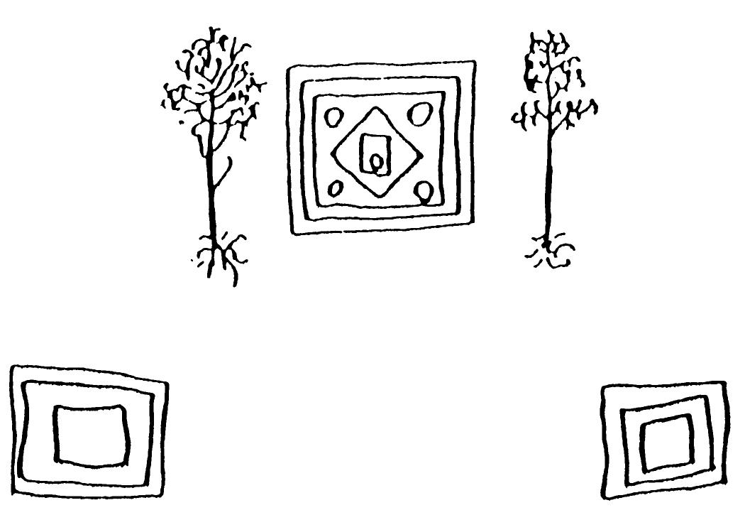 Pachacuti yamqui’s drawing of pacaritambo, origin place of