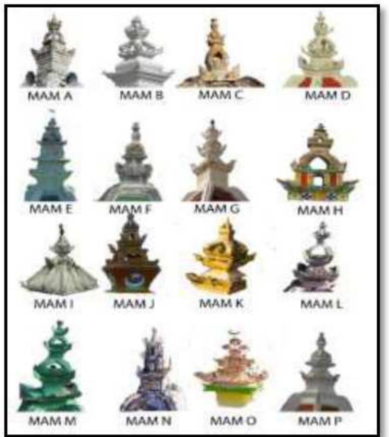 The roof crown is an important element in the design of a