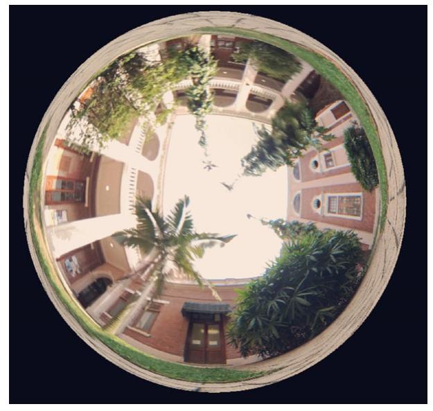 Sample spherical photo.