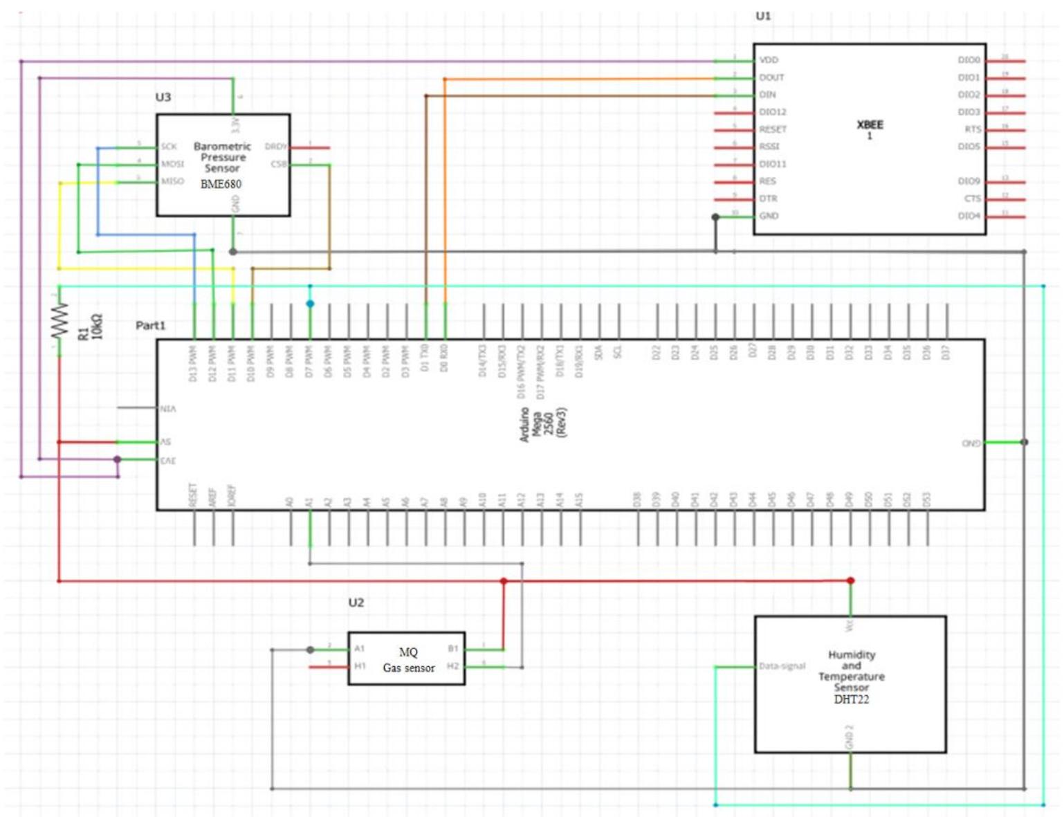 Sensor circuit wiring diagram.
