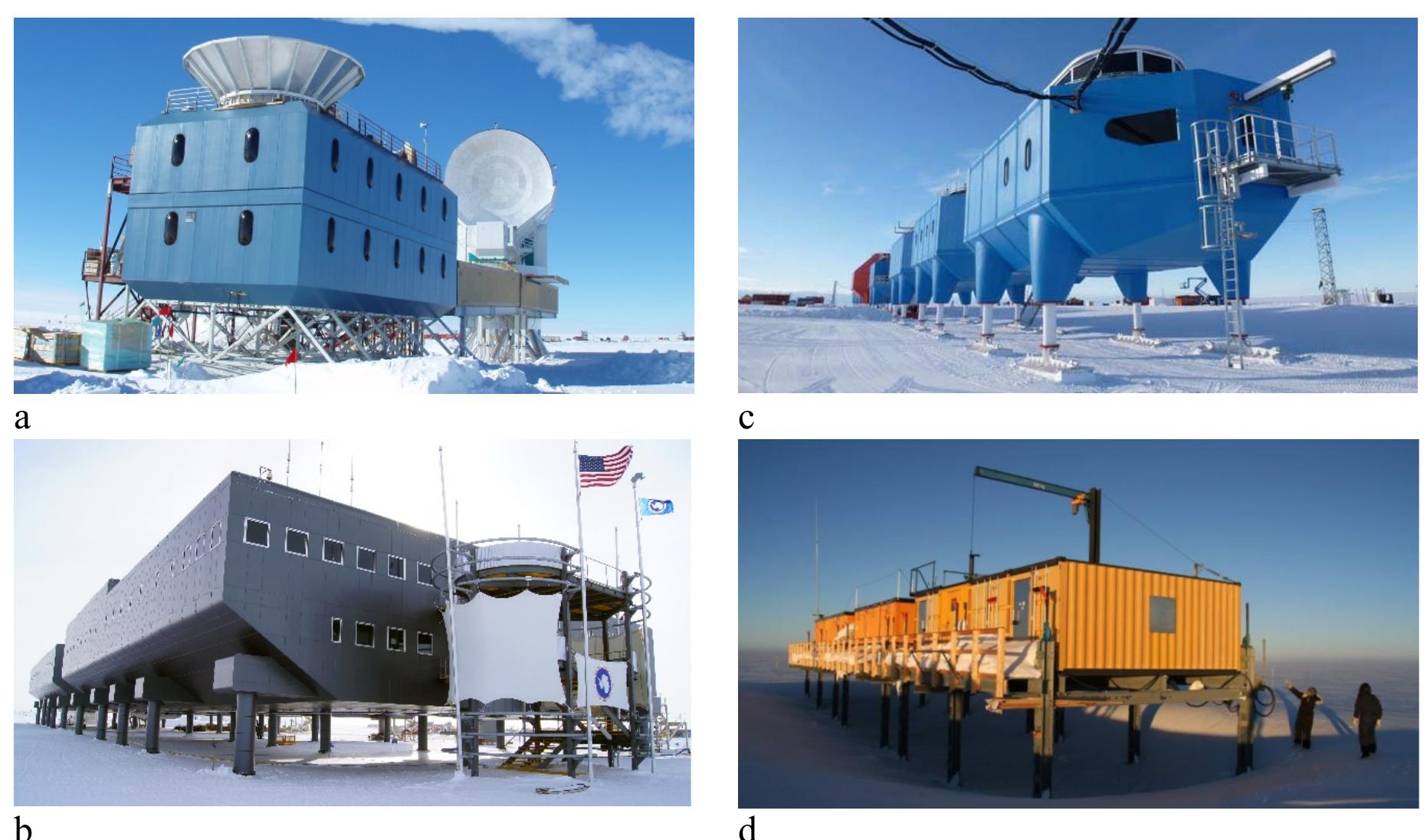 In antarctica through the years. elevated types of