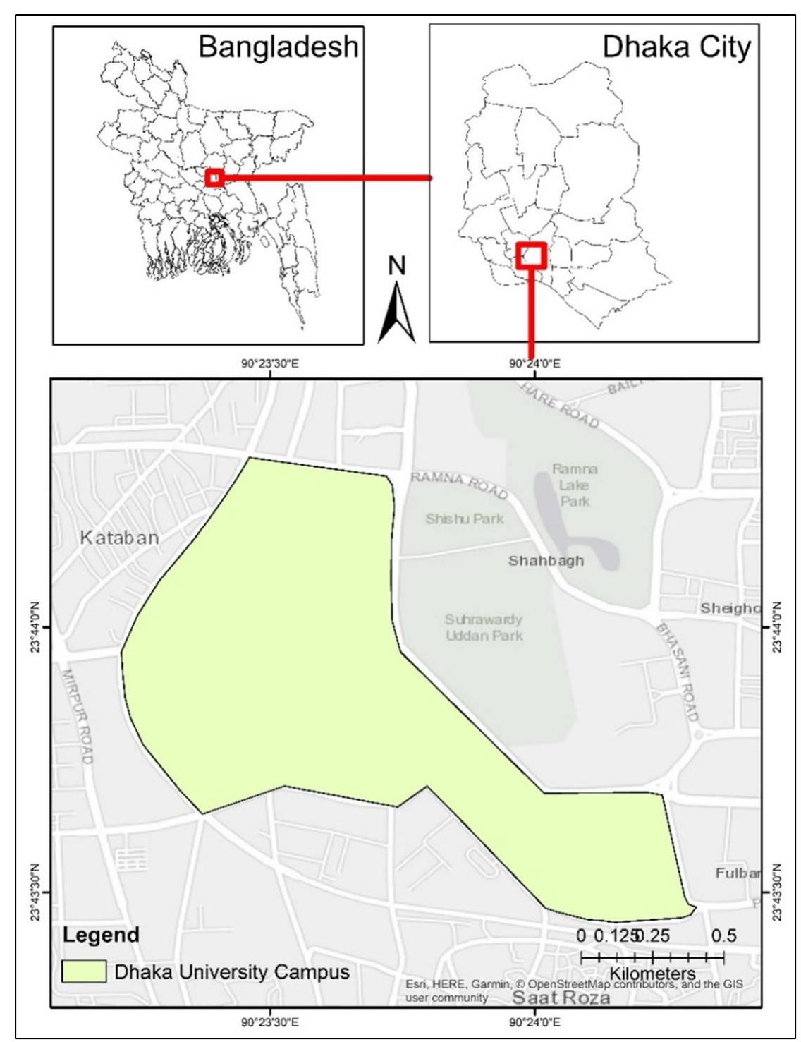 Figure 1 - from Ecology and diversity of wildlife in Dhaka