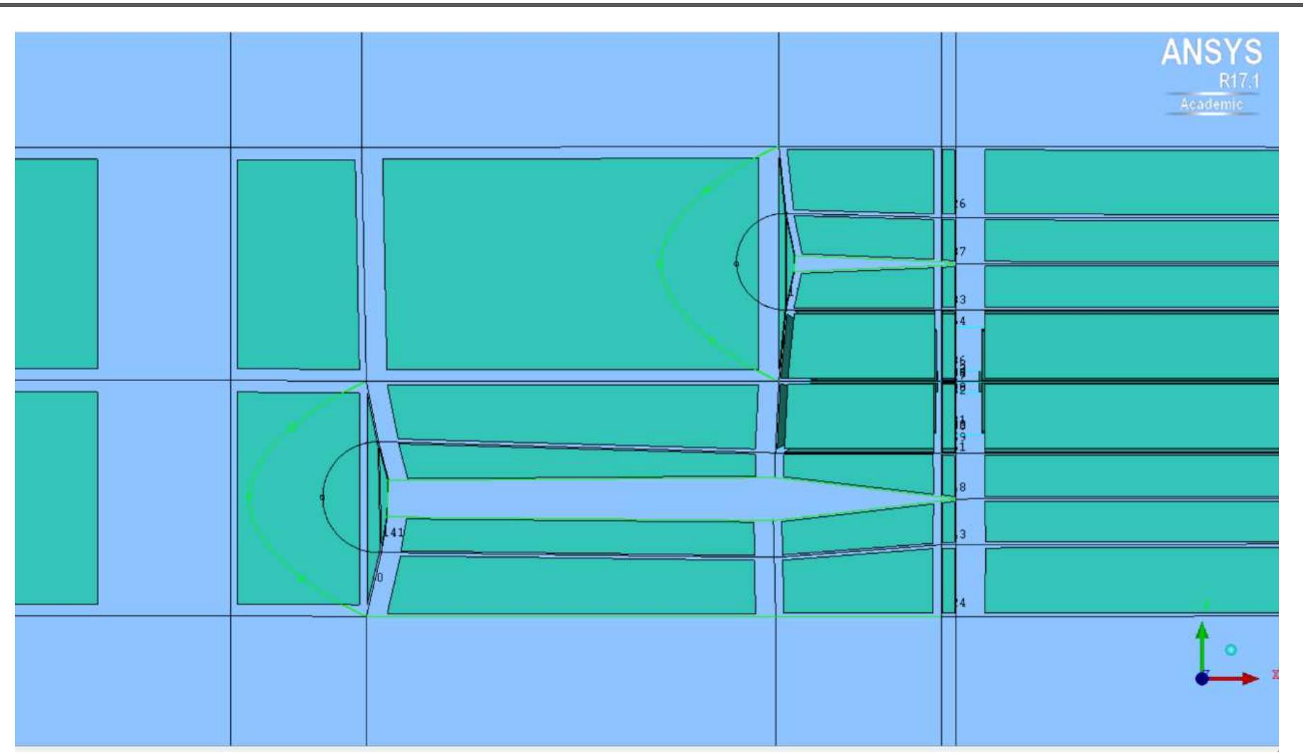 A-1: side view (2d view) of the cfd model’s blocks in the