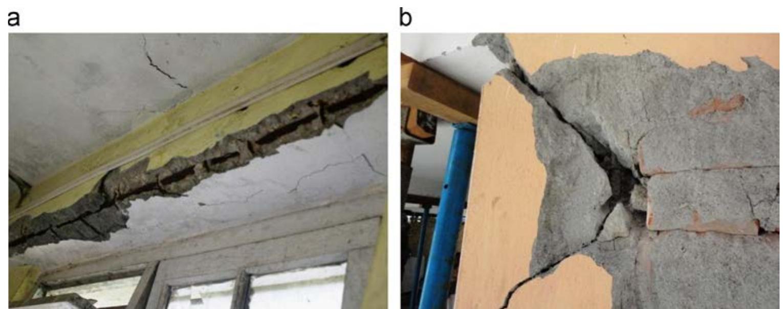 Cracks in structural components of rcc buildings due to 2011