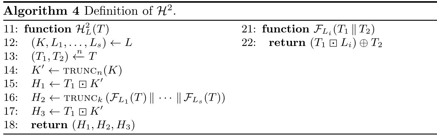 (PDF) XHX – A Framework for Optimally Secure Tweakable Block Ciphers from Classical Block ...