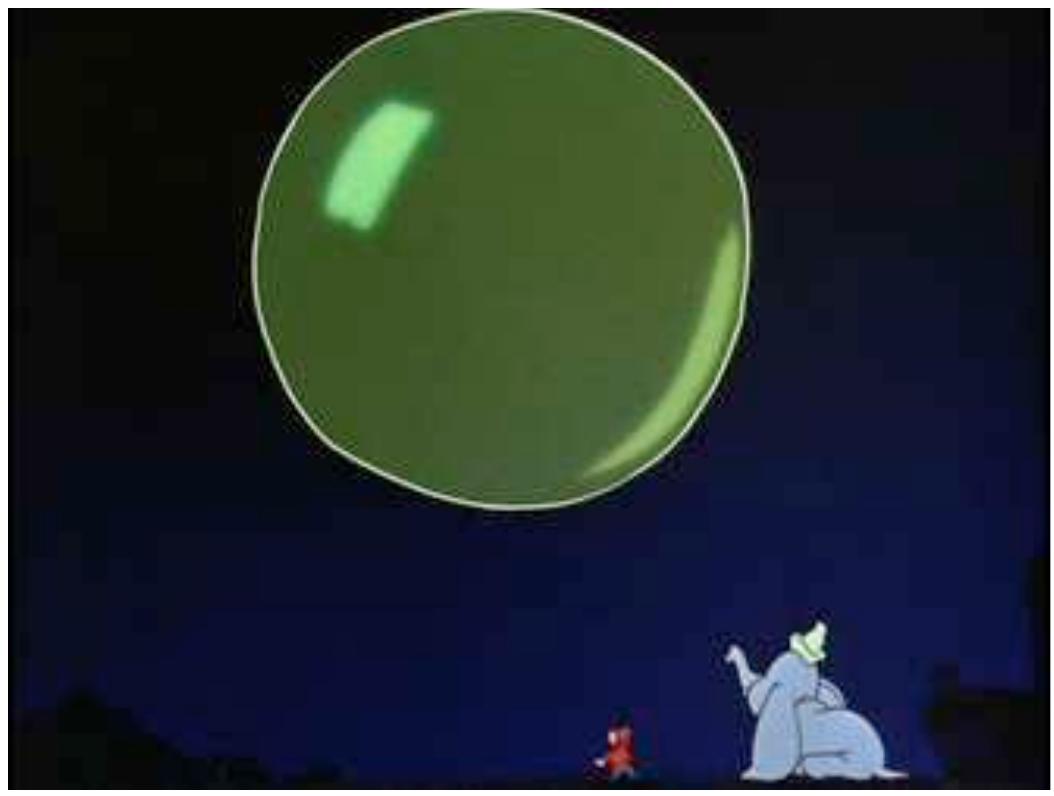 Consider the pink elephants in dumbo. the sequence starts