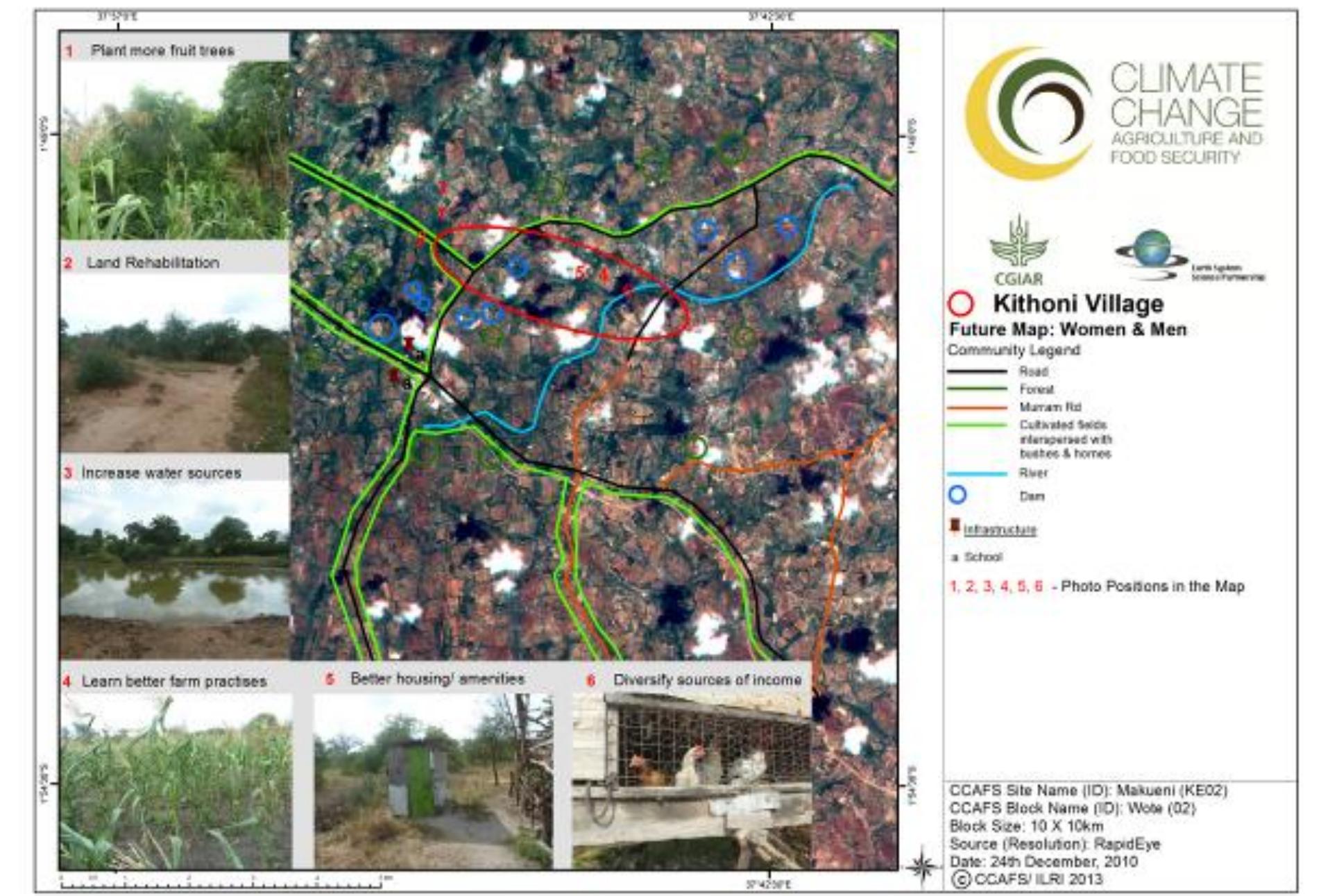 Map 7. future map of the community roads: the community