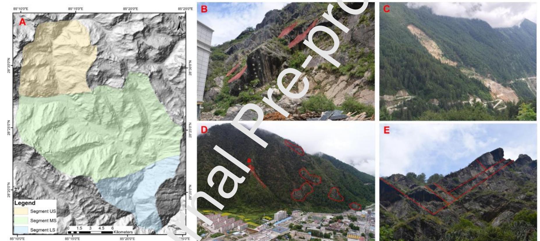 Tained 90 rock falls and rockshides, 38 soil slides, and