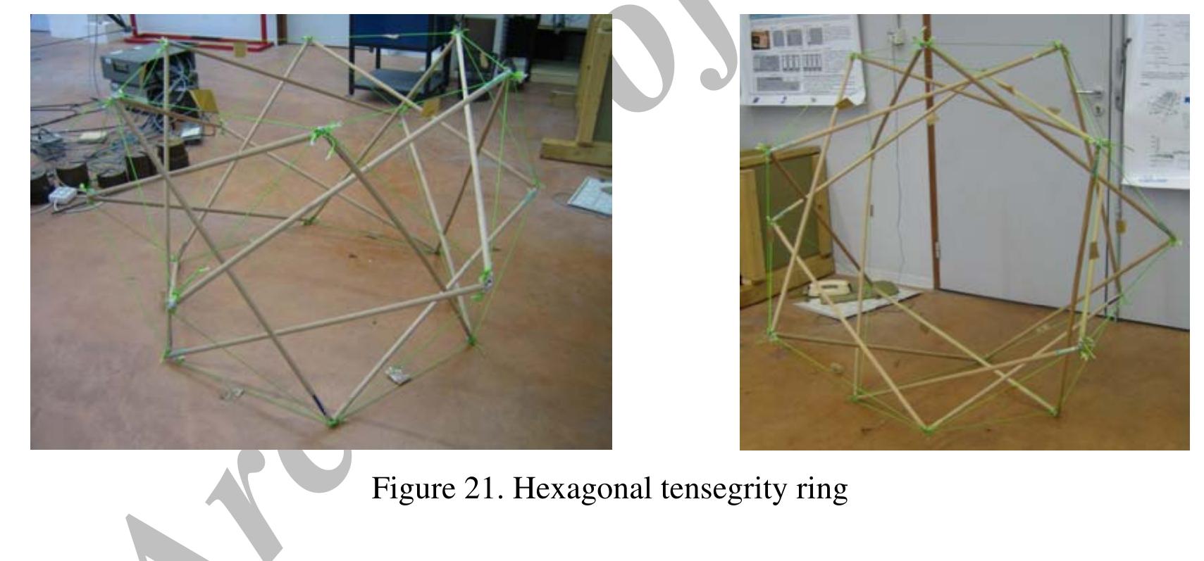 Figure 18 - Structural morphology of tensegrity systems