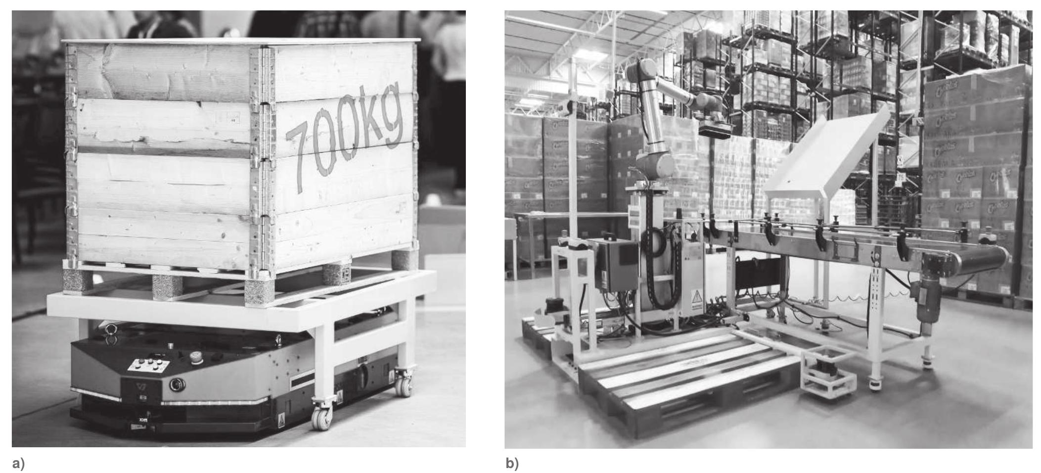 Autonomous mobile robots (agv) for intralogistic transport: