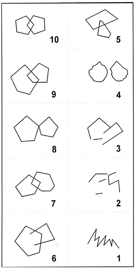 Figure 1 - from Intersecting pentagon copying and clock