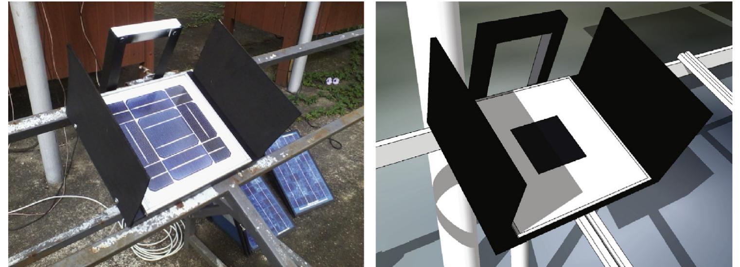 Configuration a: real reference cell and its