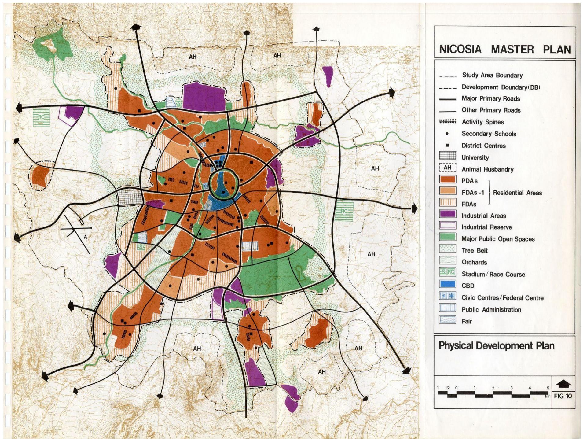 Nicosia master plan (npm) — physical development. undp/unchs