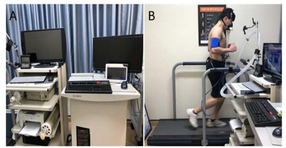 The cpx test and an oxygen saturation meter were used as