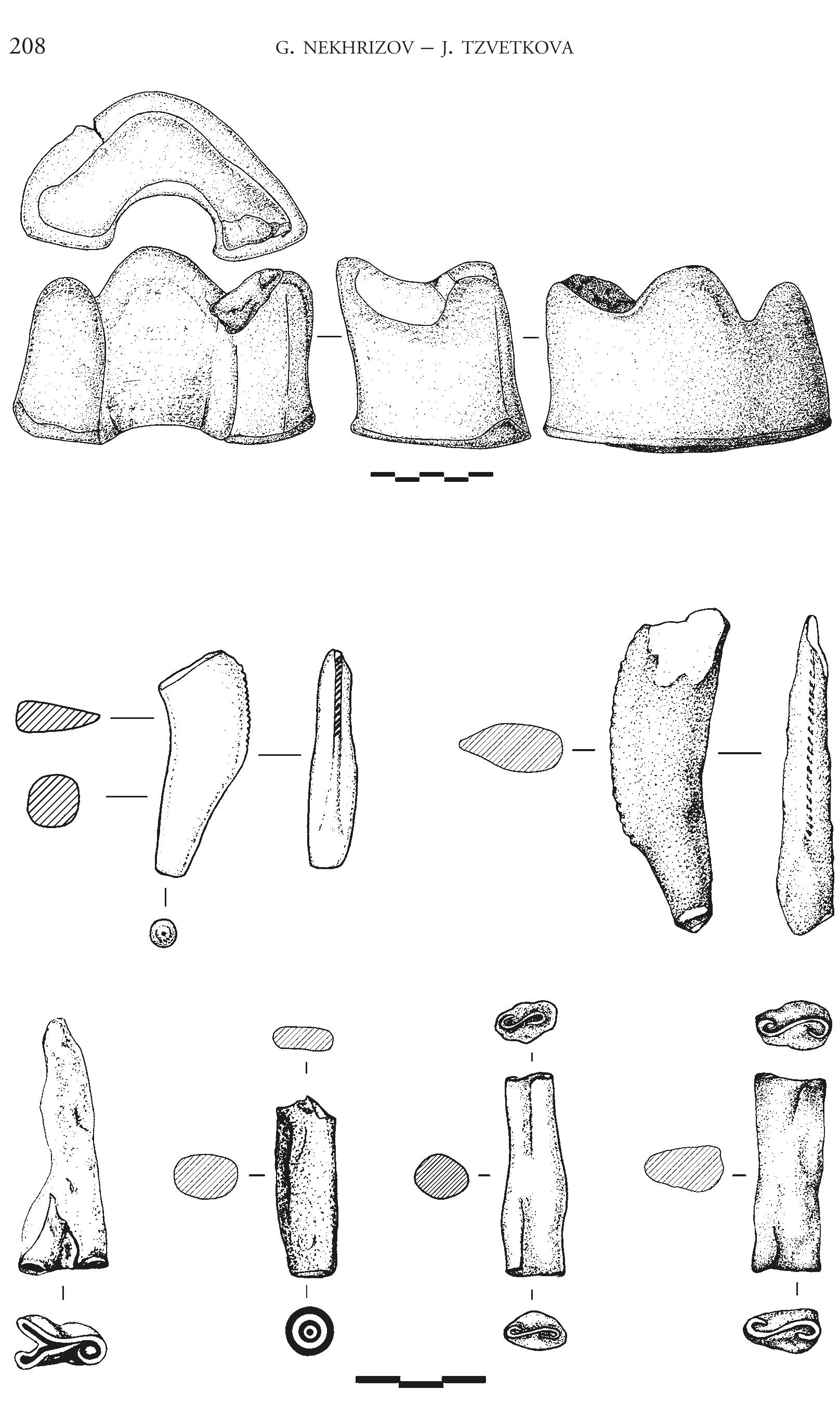 Finds from the pit complex, svilengrad: model of an andiron
