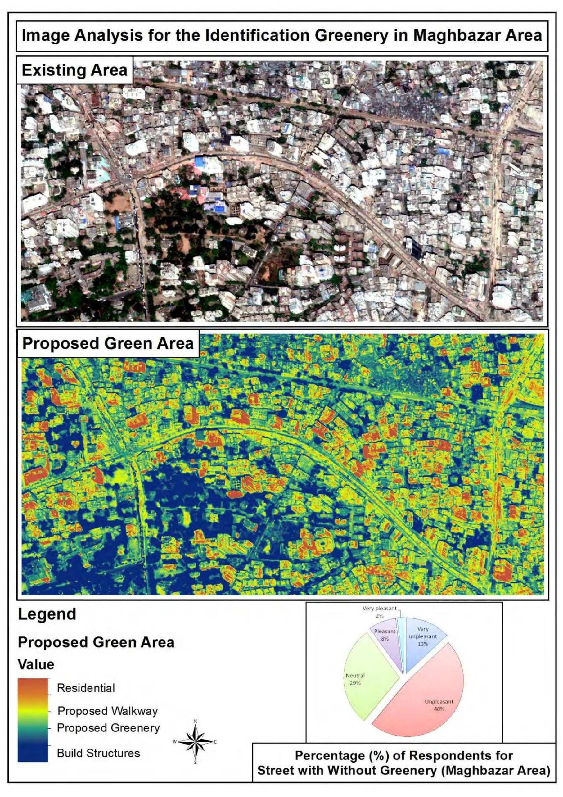 Figure 43 - Gis-based analysis of greenery integrated better