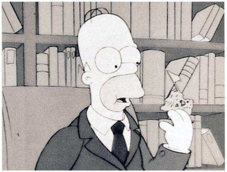 Still shot of homer simpson, the simpsons, season 4 episode