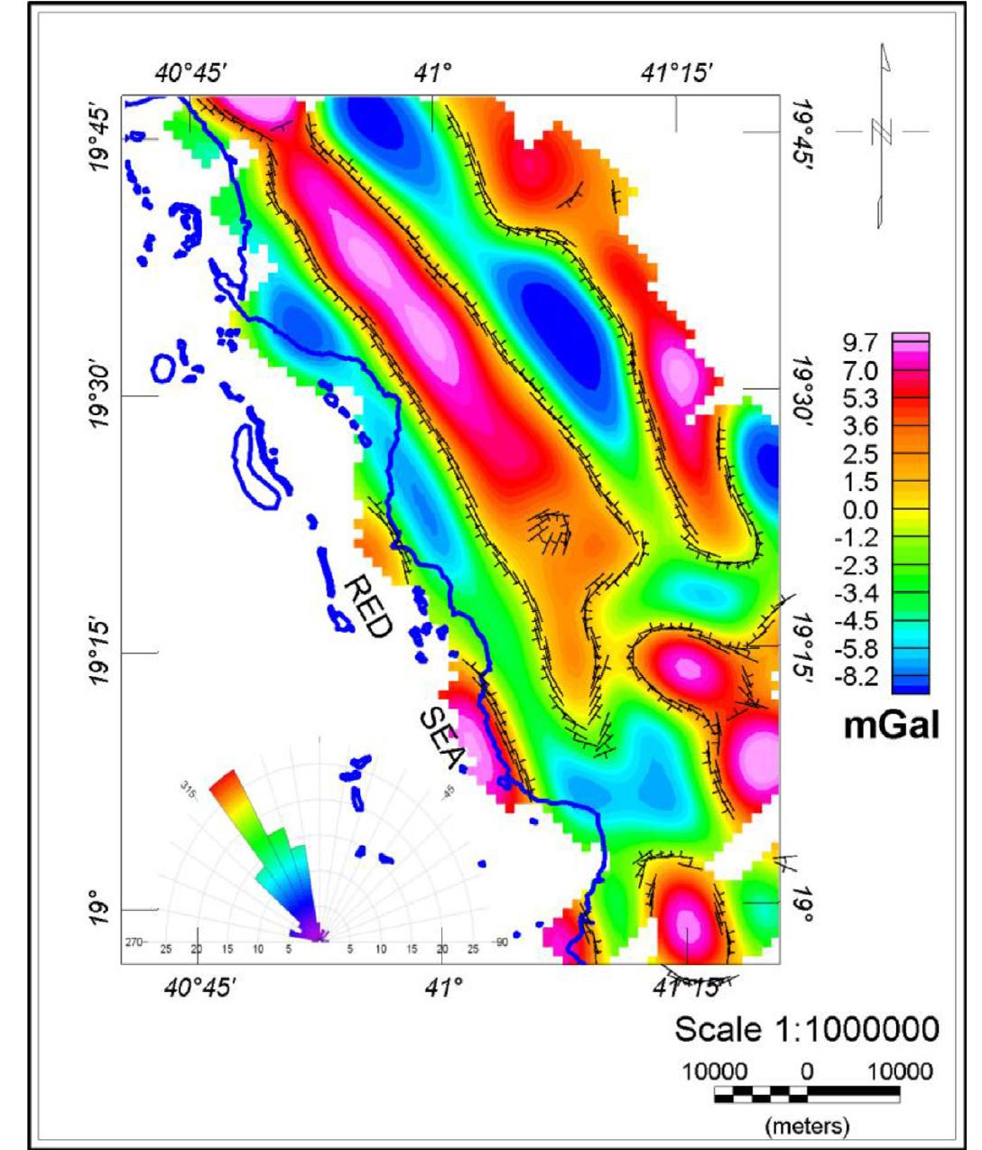 Source edge detection and trend analysis for the regional