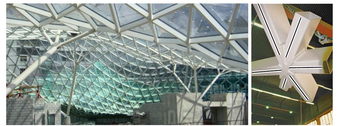 Complexity of nodes in triangle meshes. this image shows