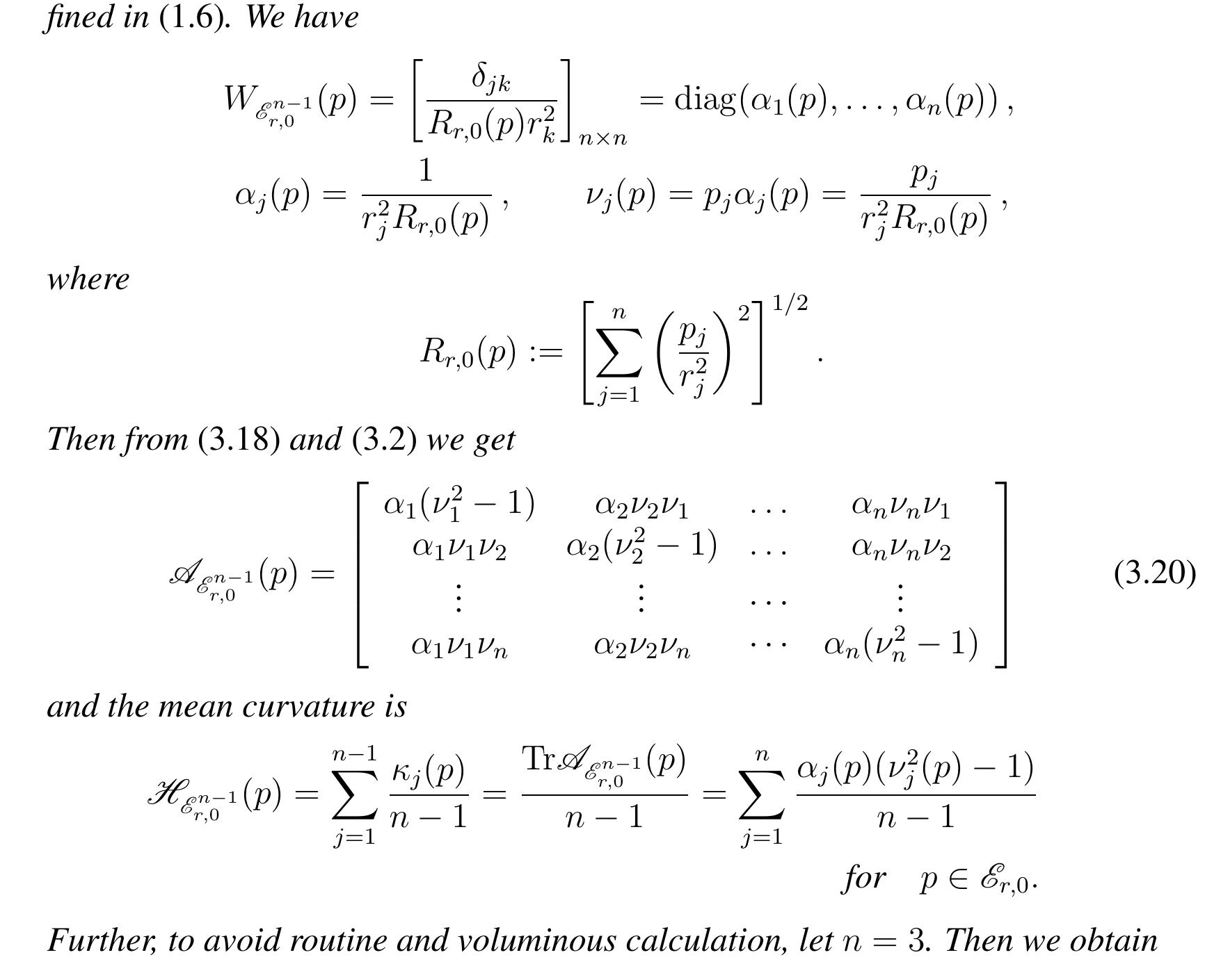Figure 1 - from Extended Normal Vector Field and the