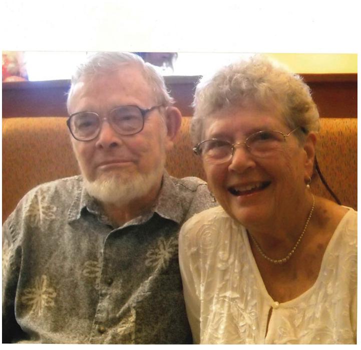 John and betty schaffer, taken in 2011. photo courtesy of