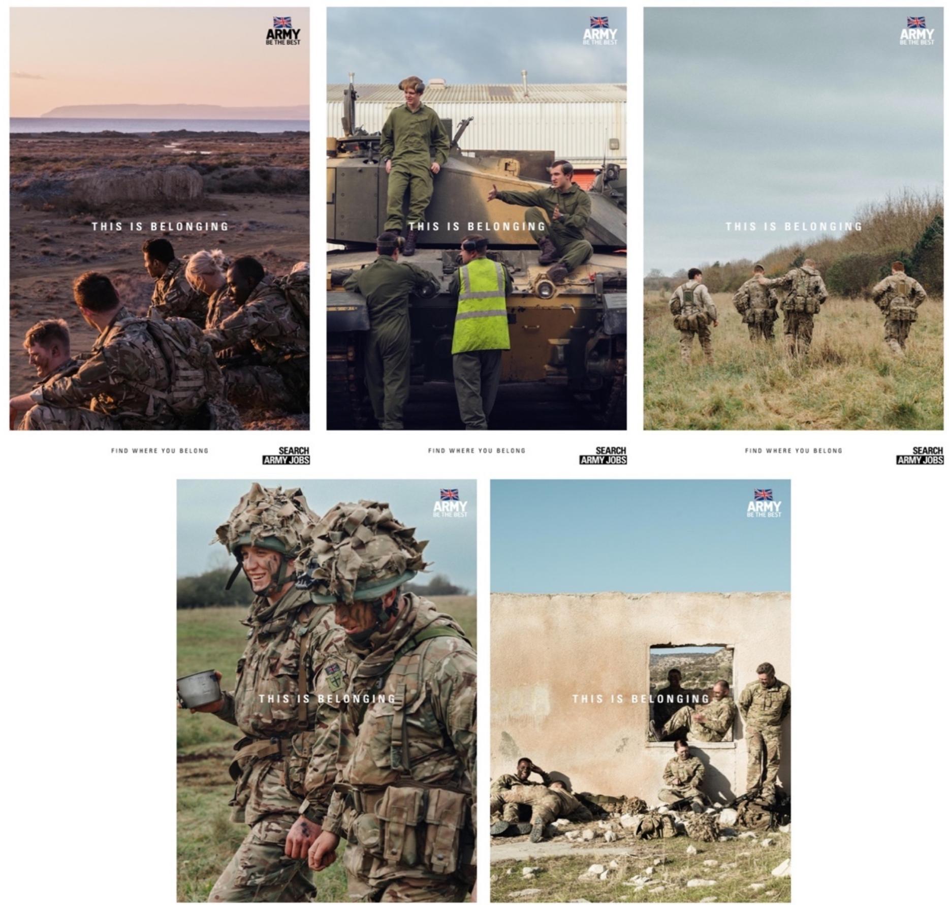 Posters designed by karmarama, 2017. “this is belonging