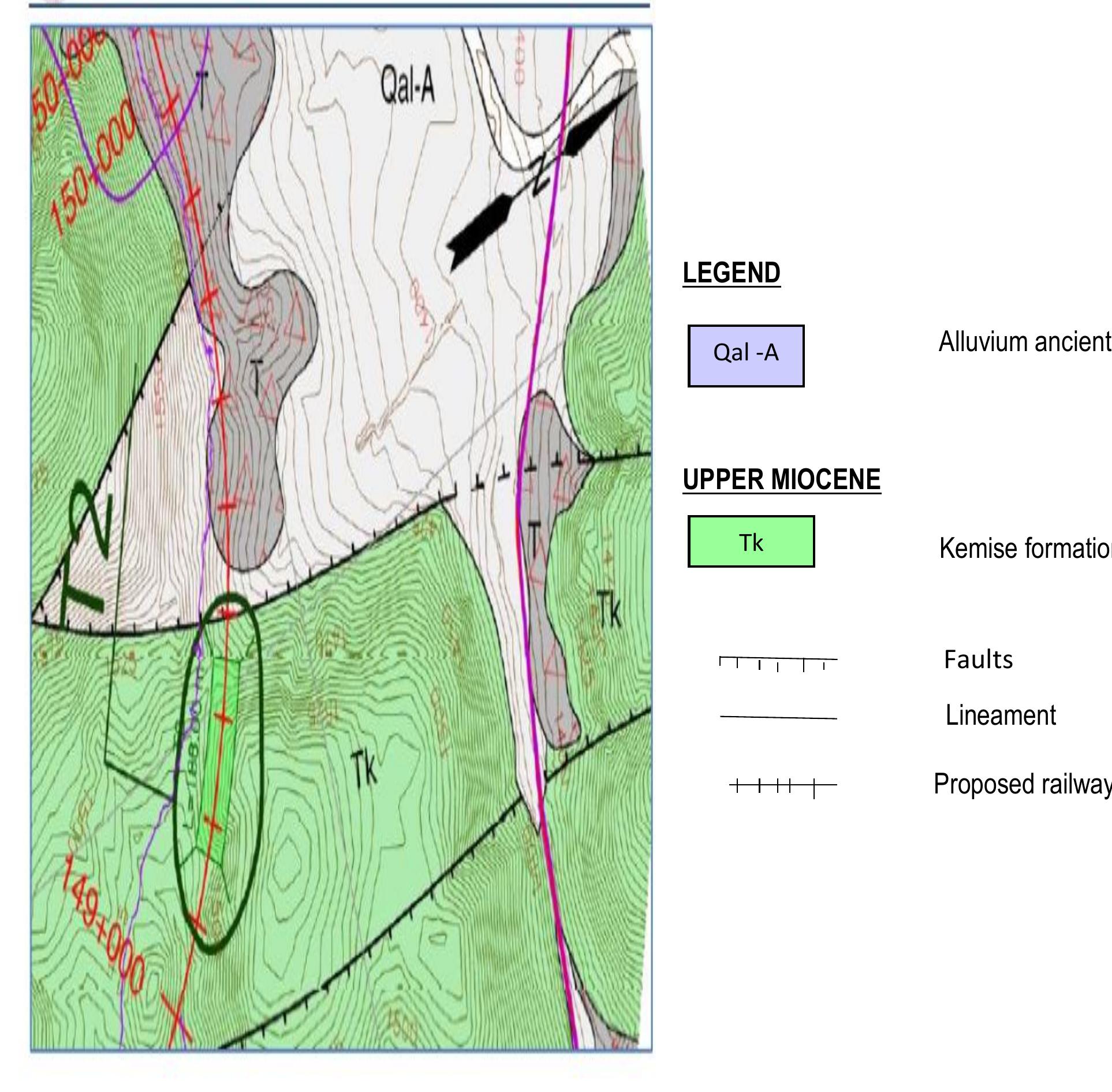 1geological map of t-02 site and vicinity