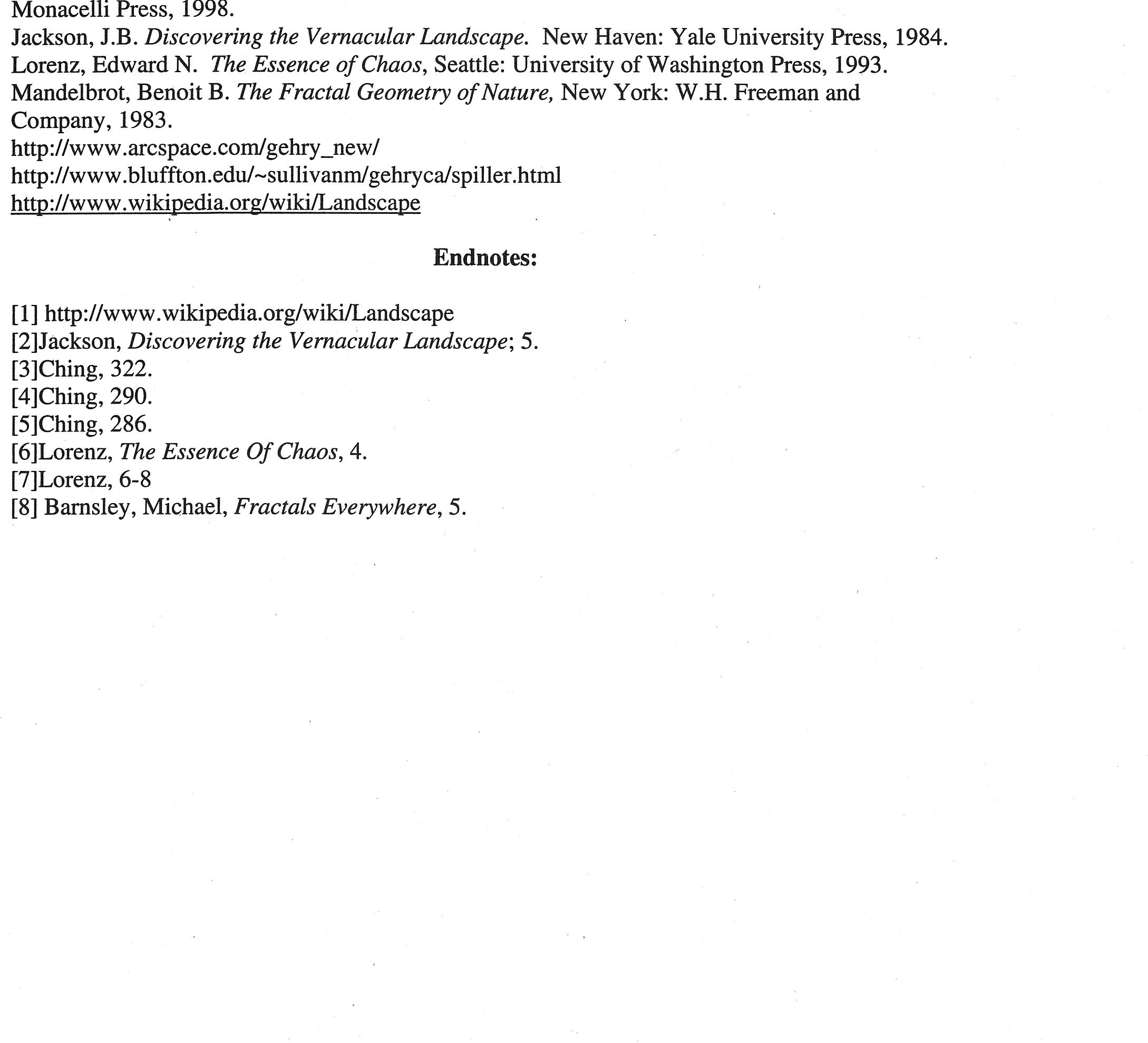 Table 1 - Fractalled: The Interstitial Spaces And Frank