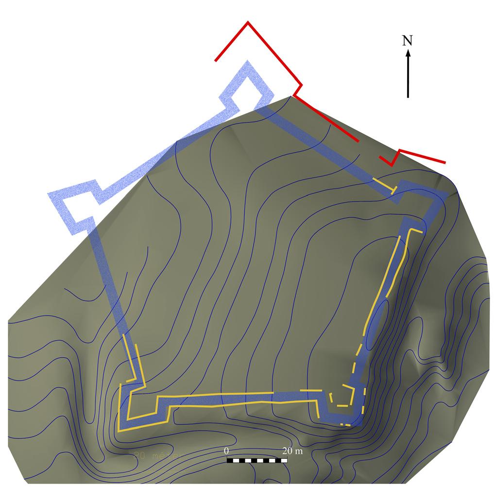 Figure 8 - The building of palisades and palisaded castles