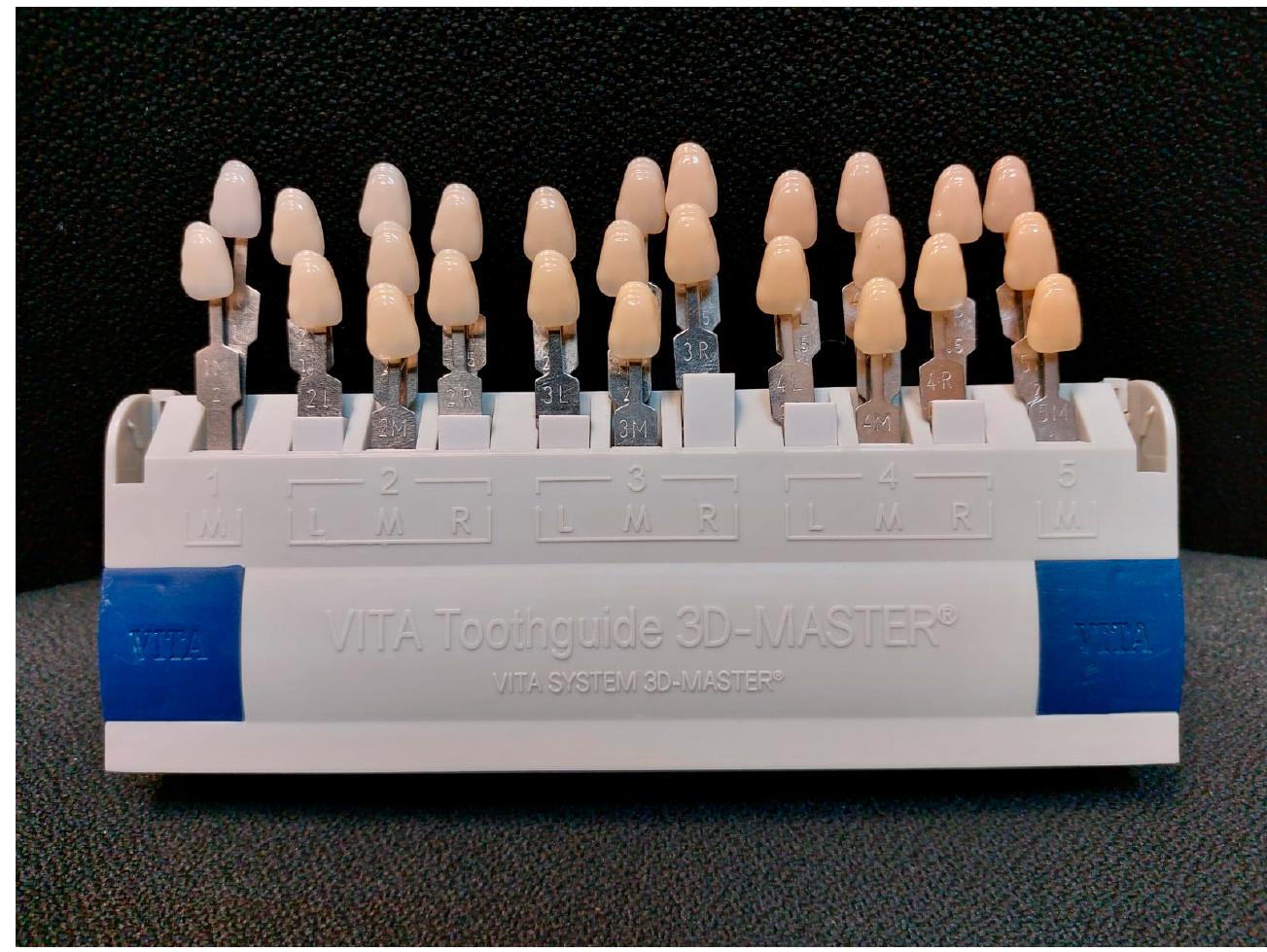 Vita 3d master shade guide.
