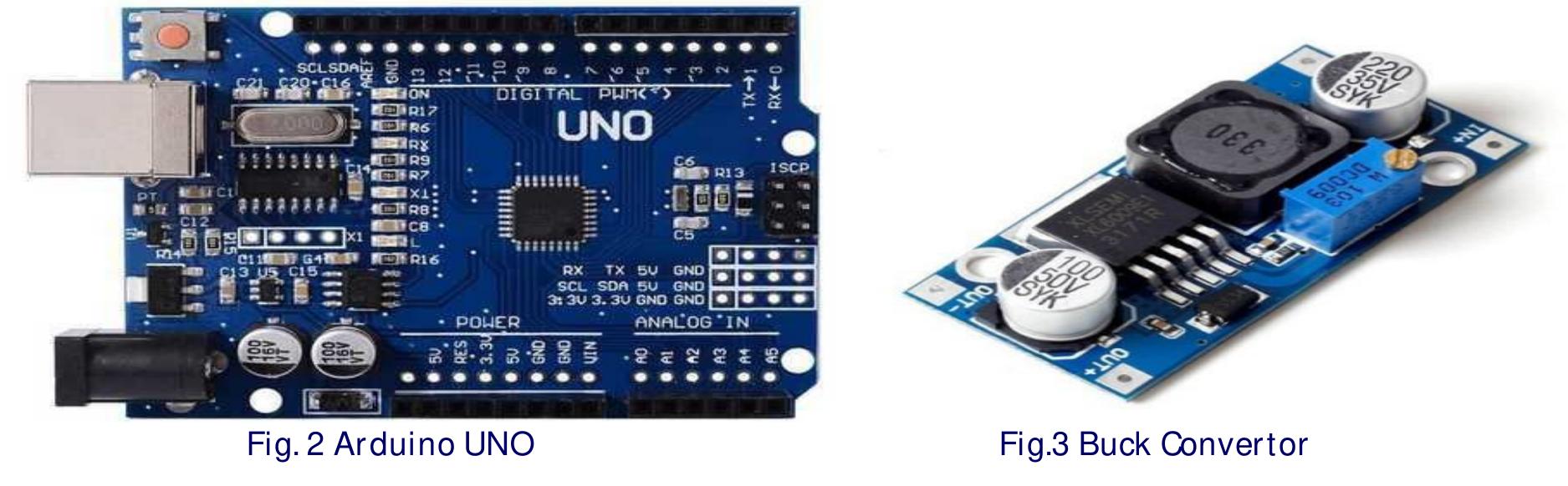 The fig. 2 shows the arduino uno. it is a microcontroller