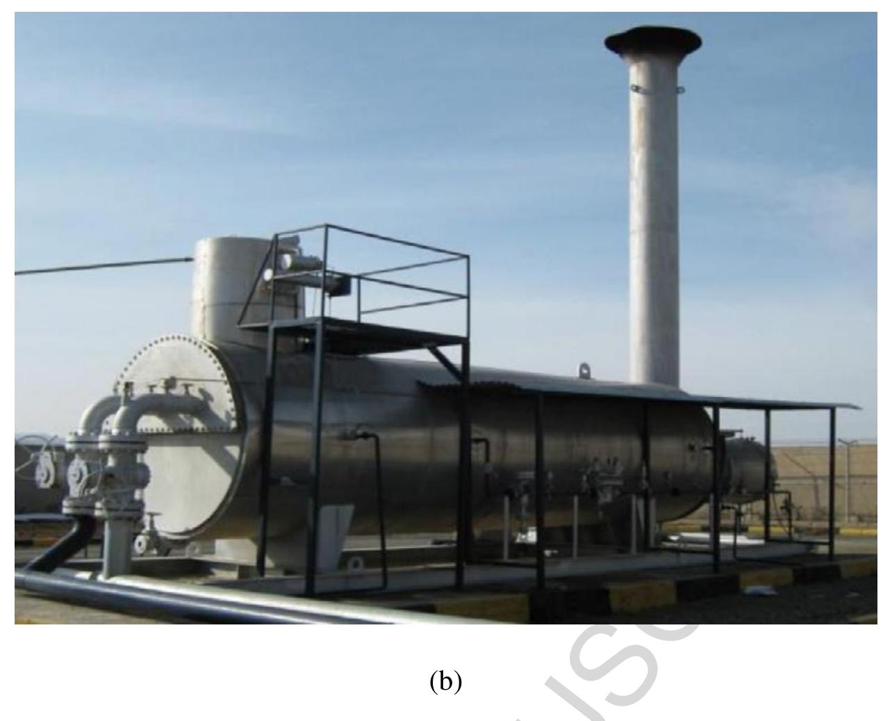 A typical indirect water bath heater (a) schematic diagram