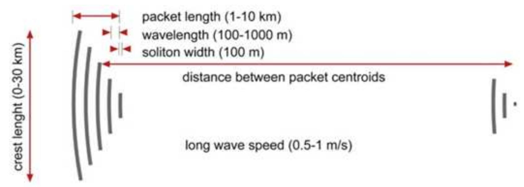 Typical horizontal dimensions associated to the groups of