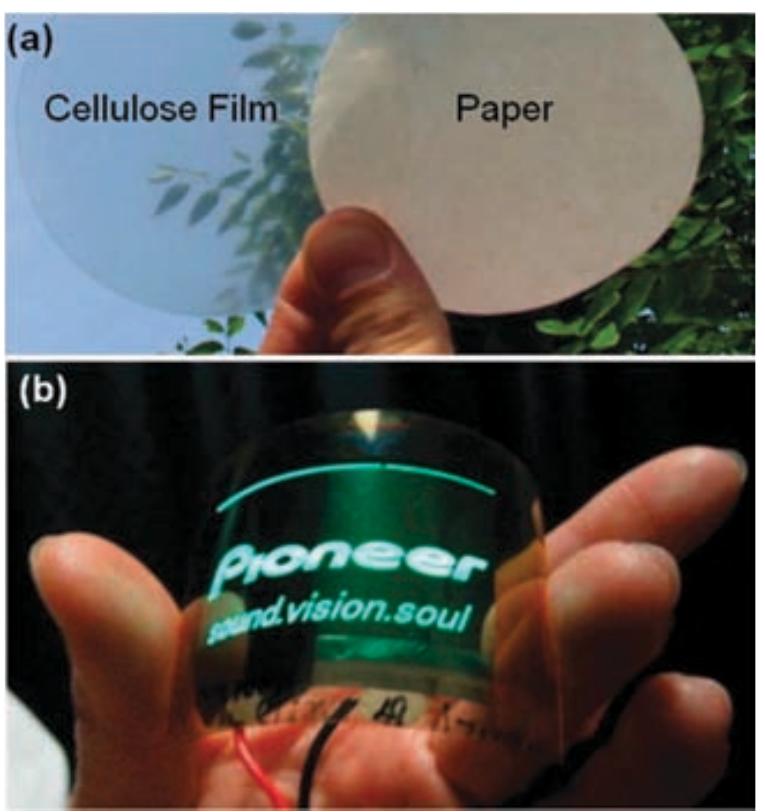 Applications of cellulose nanoparticles. (a) transparent