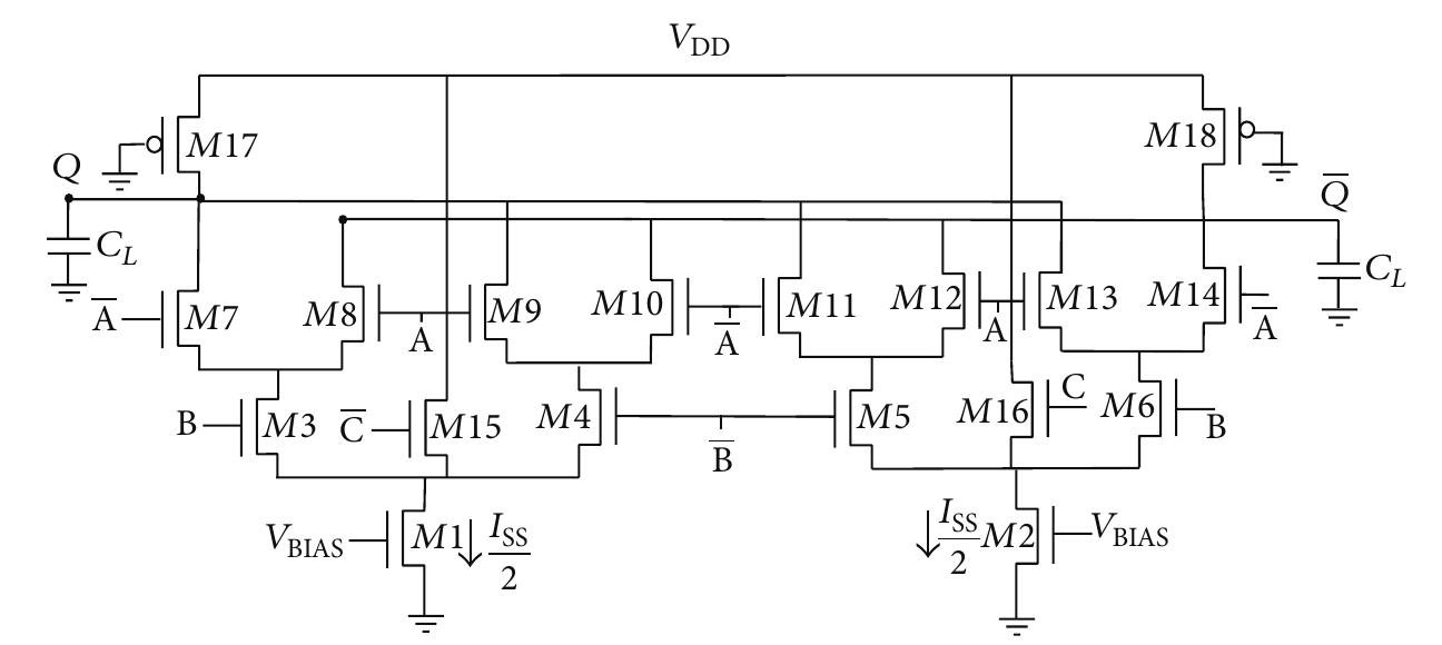 Complete mos level schematic of topology 2.