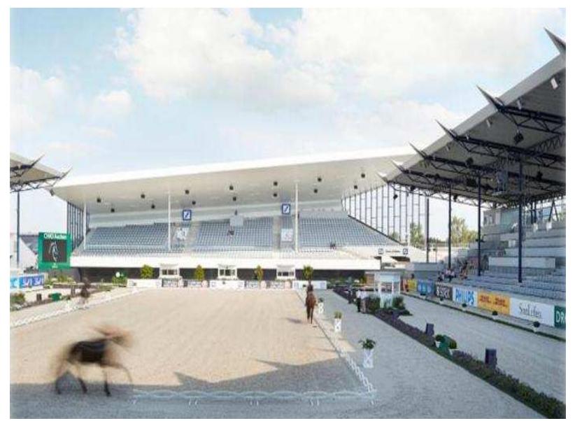 Dressage arena extension dressage arena extension is located