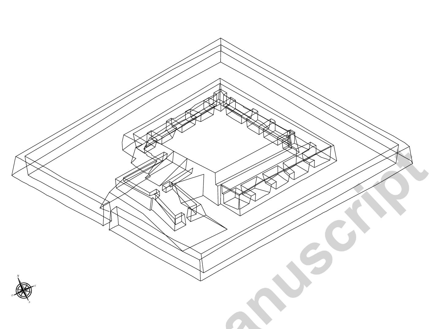 Figure 12 - Virtual reconstruction of archaeological