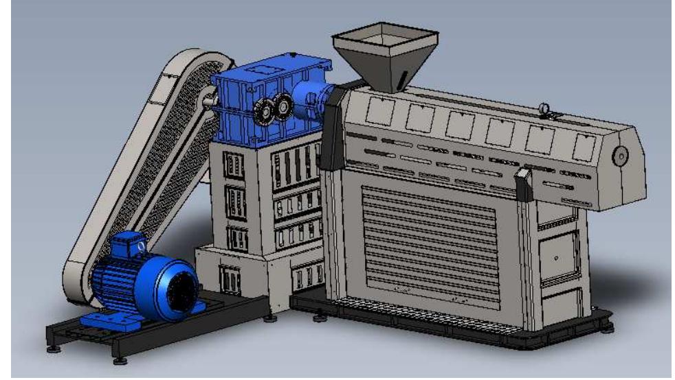 Ga layout of injection molding machine the layout of
