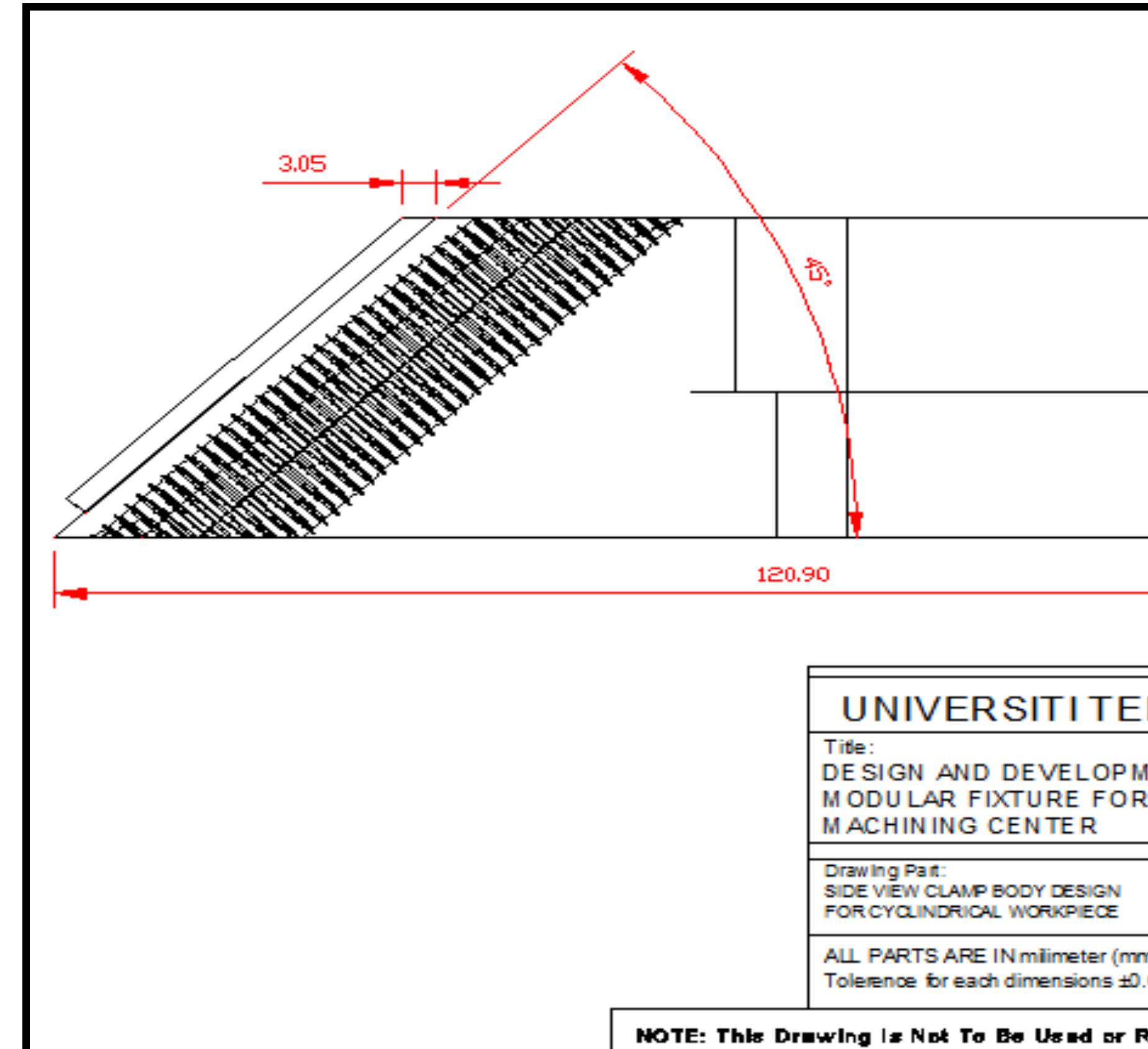 Figure 24 - Design of Modular Fixture for CNC Machining