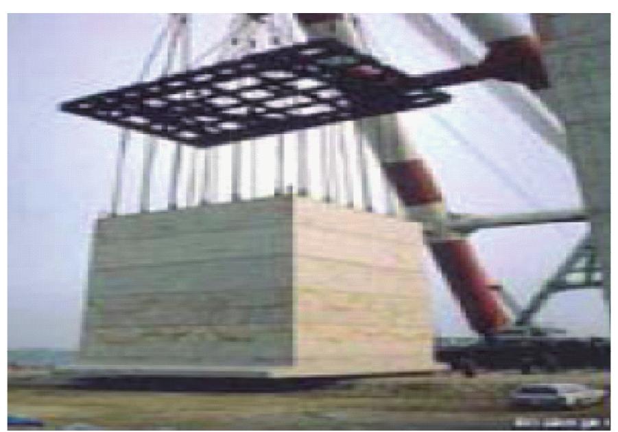 This floating derrick crane, shown in figure 7.24, could