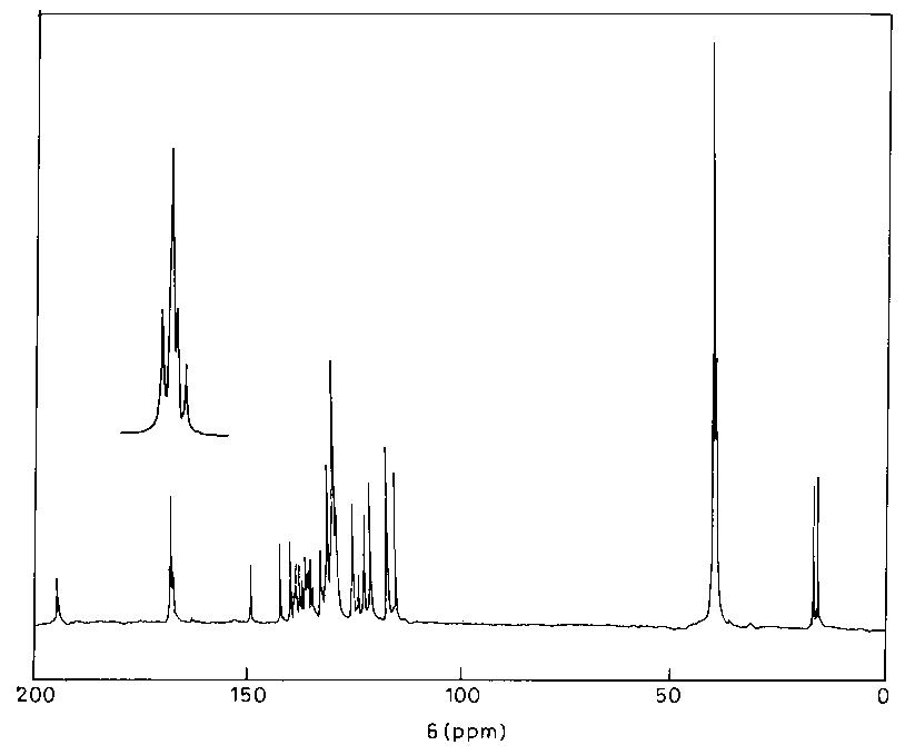 +°c-nmr spectrum of amine ab.