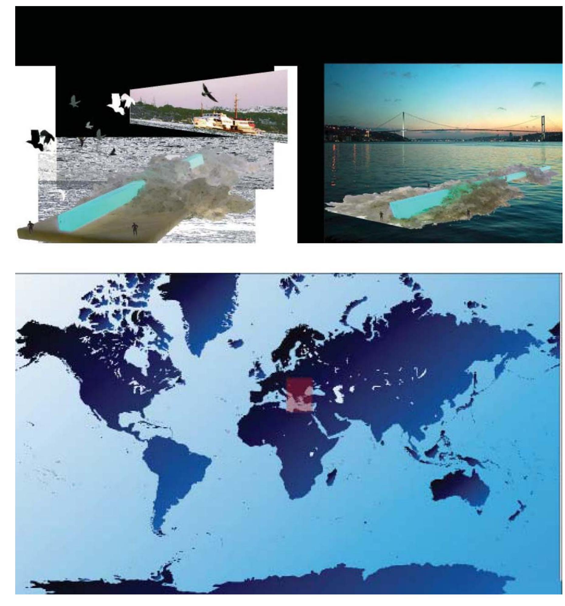 25 a+b) renderings for m1 final presentation panel c) world