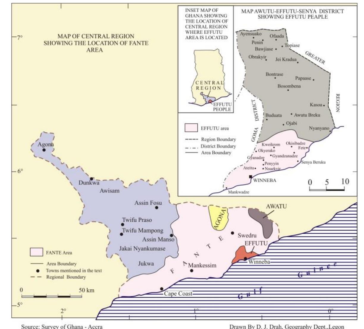 Map 6. map showing the different field recordings spots in