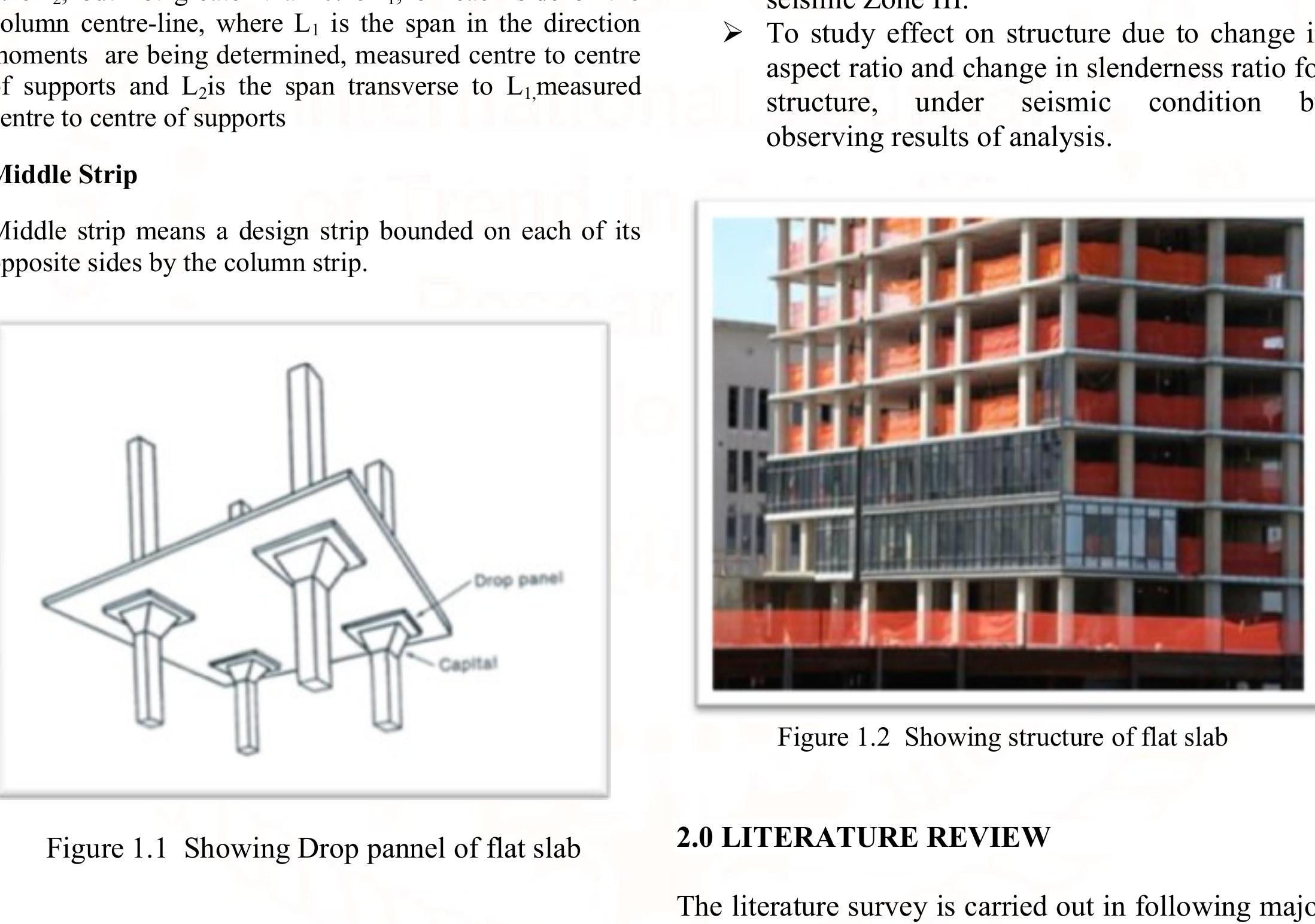 “the term flat slab means a reinforced concrete slab with or